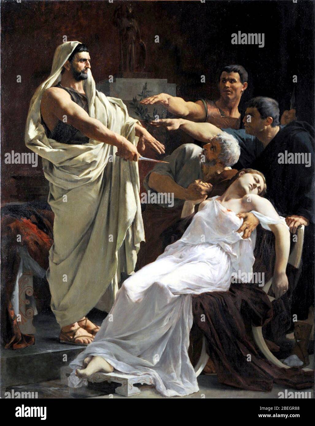 Henri Pinta Le serment de Brutus Stock Photo - Alamy