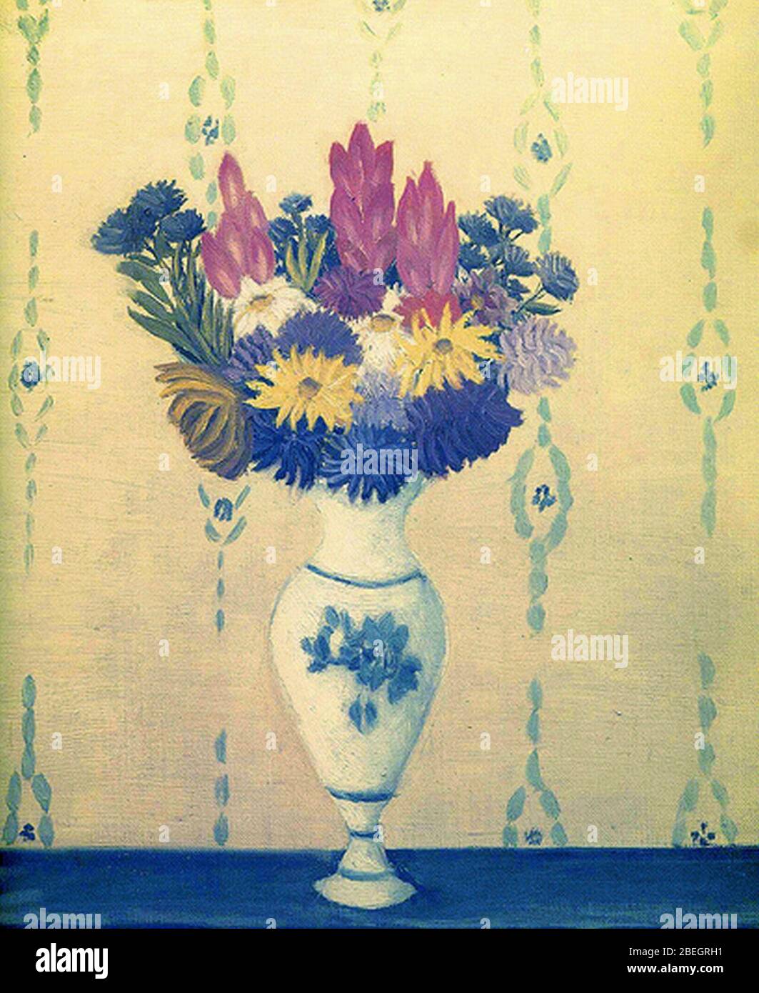 Henri Rousseau - Bouquet de fleurs Stock Photo - Alamy