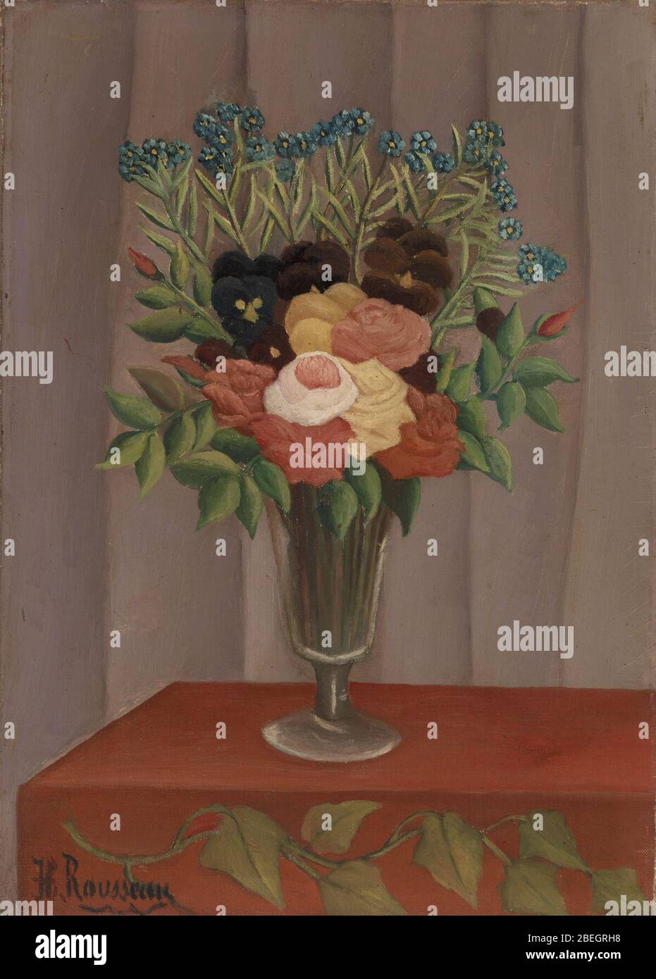 Henri Rousseau - Bouquet of Flowers (Bouquet de fleurs) - BF579 ...