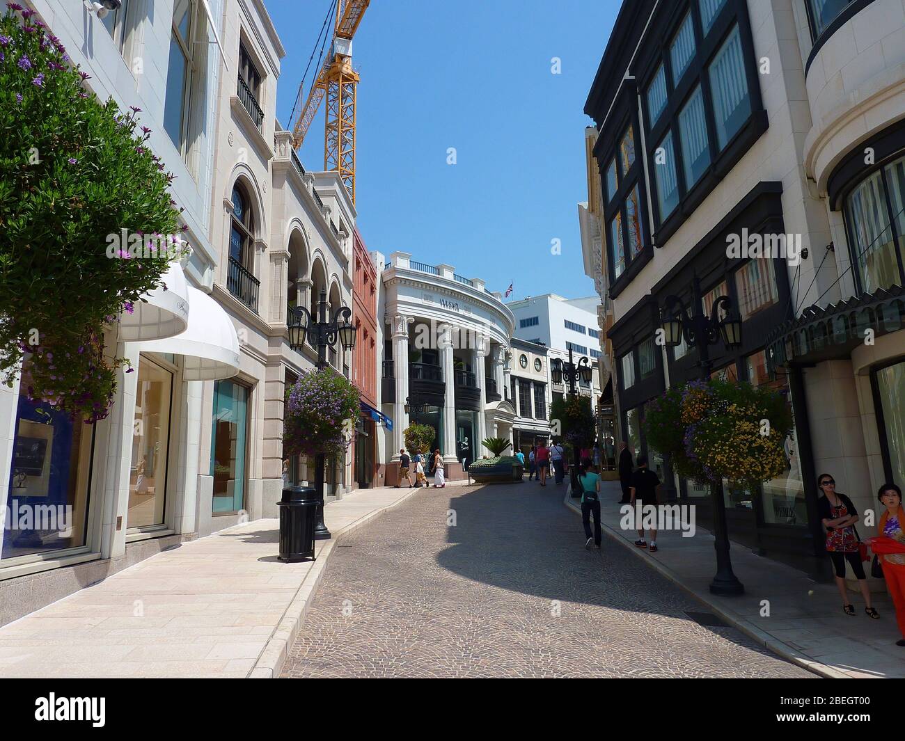 Los Angeles, AUG 11, 2009 - Exterior view of The Rodeo Drive Stock ...