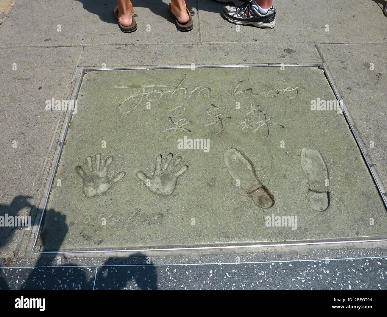 Los Angeles, AUG 11, 2009 - Sunny view of the John Woo Yu-Sen Hollywood ...