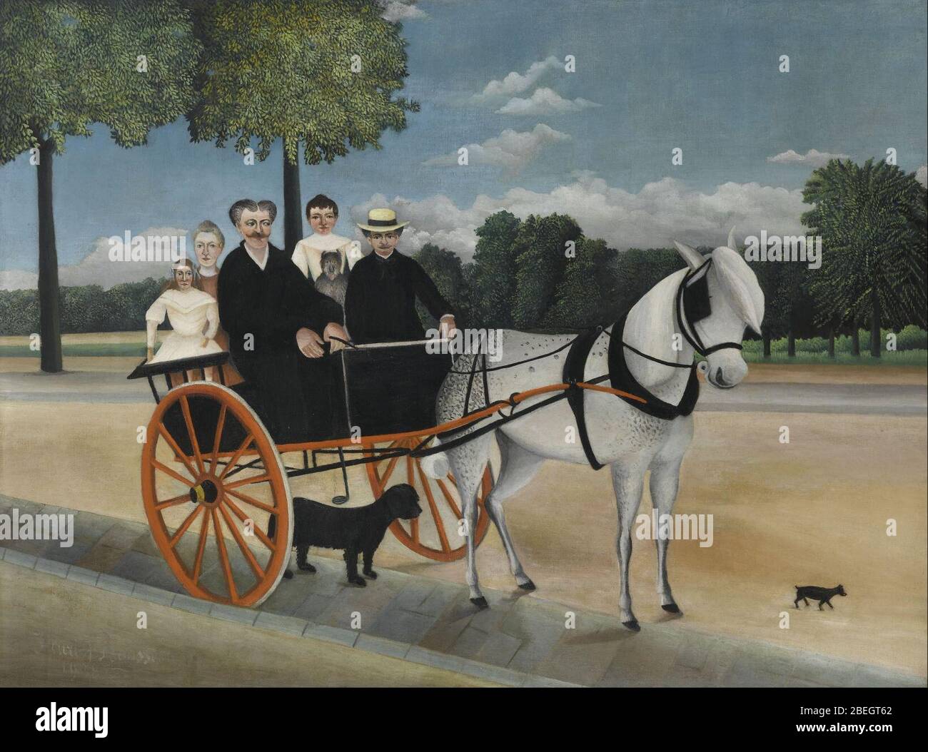 Henri Rousseau, dit le Douanier - La Carriole du père Junier Stock ...