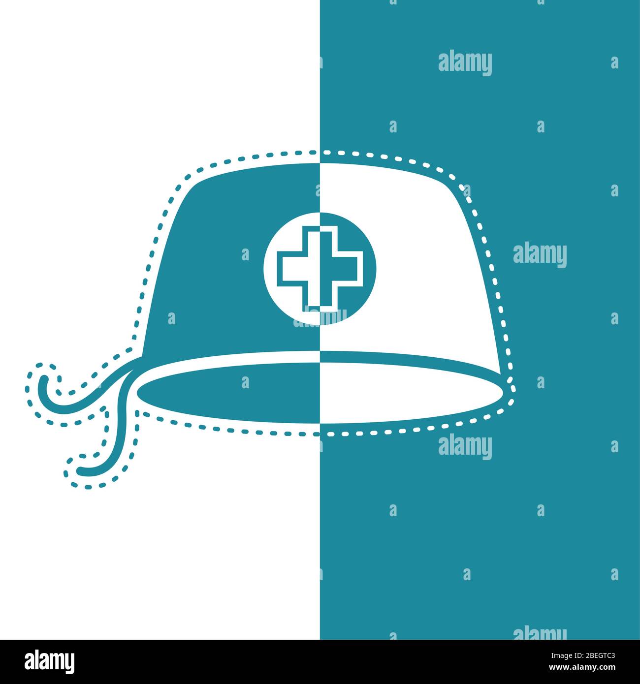 Surgical hat Stock Vector Images - Alamy