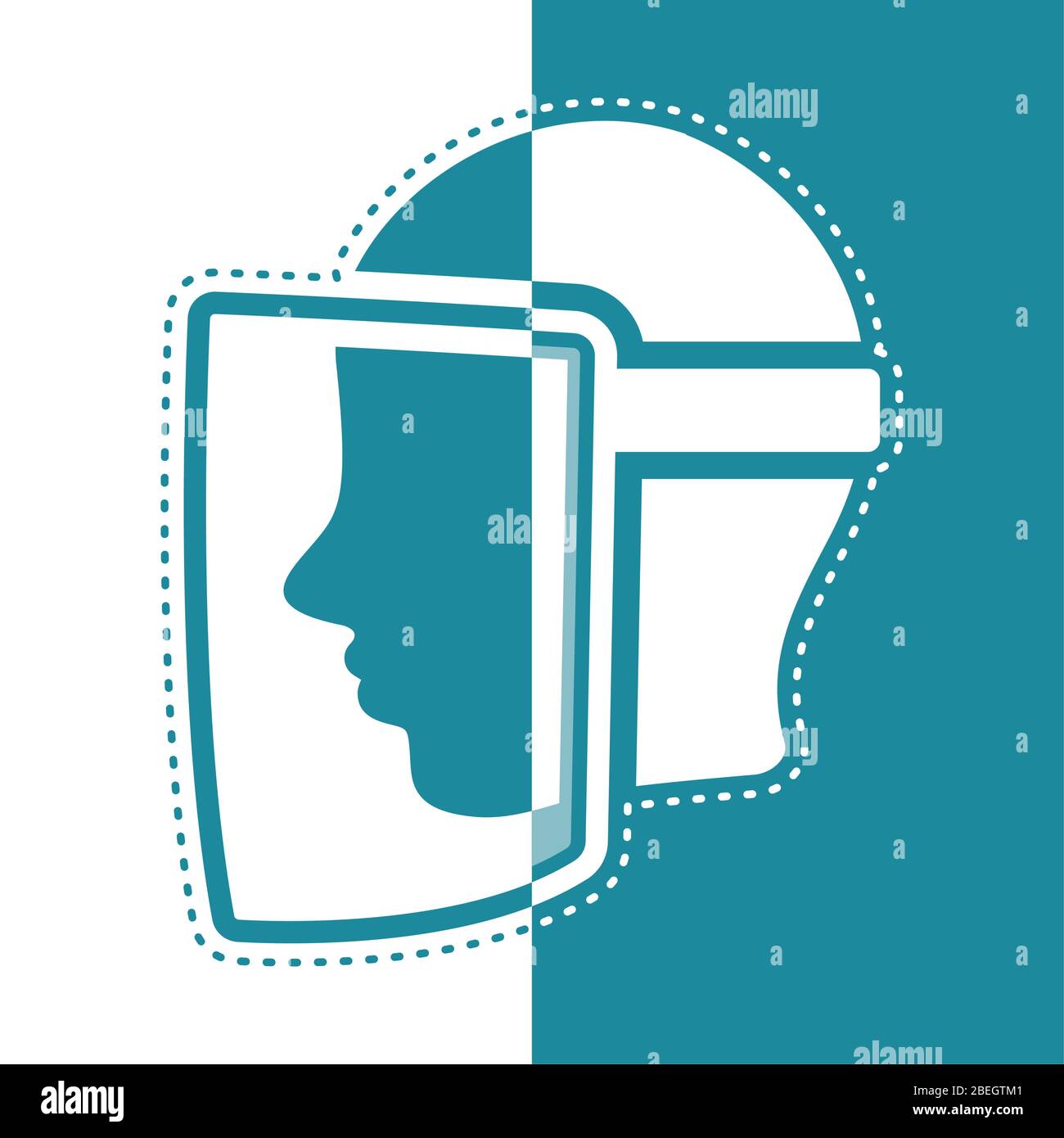 Face visor icon hi-res stock photography and images - Alamy