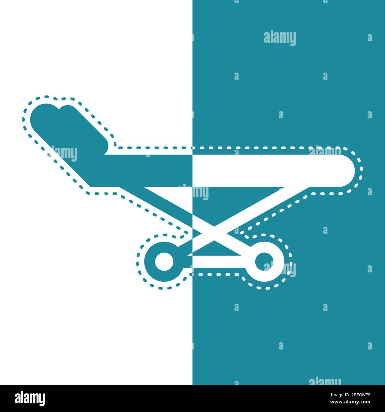 Bicolor icon of a hospital gurney Stock Vector Image & Art - Alamy