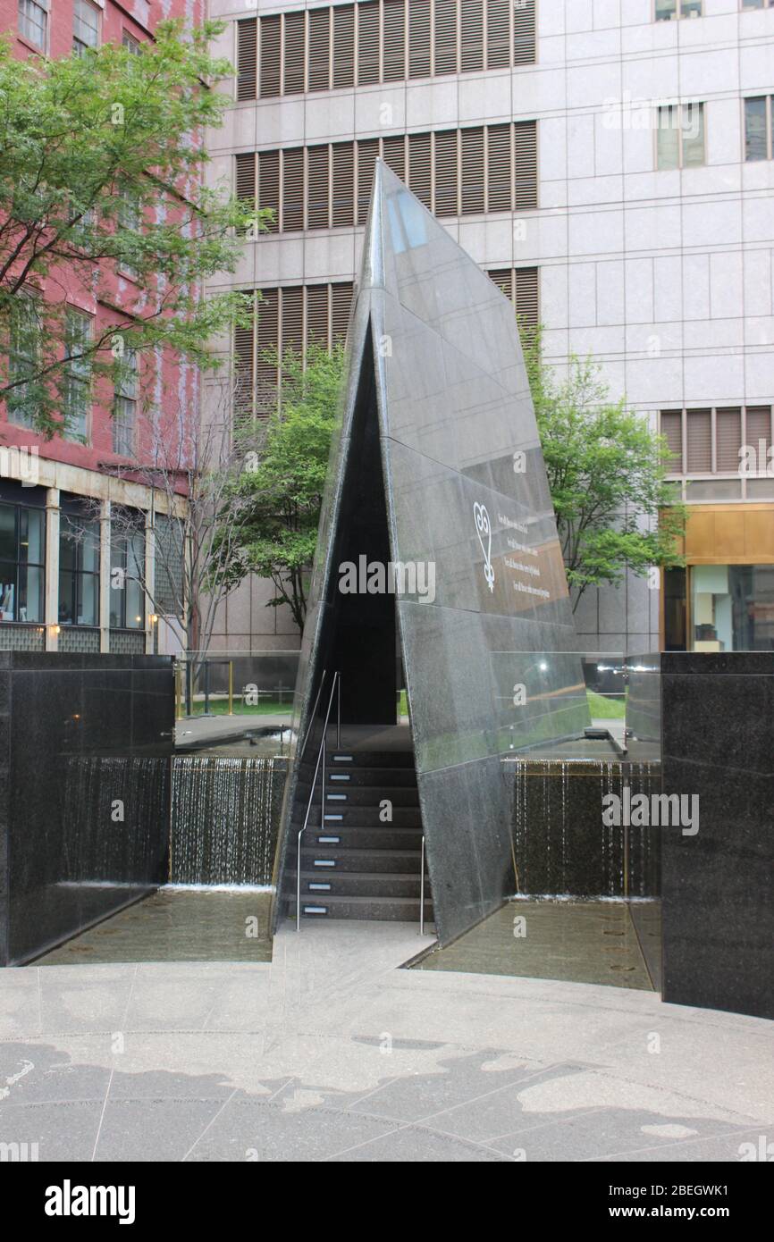 African Burial Ground National Monument Stock Photo - Alamy