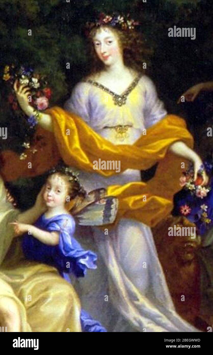Henriette of England with her daughter Marie Louise from the Family of ...