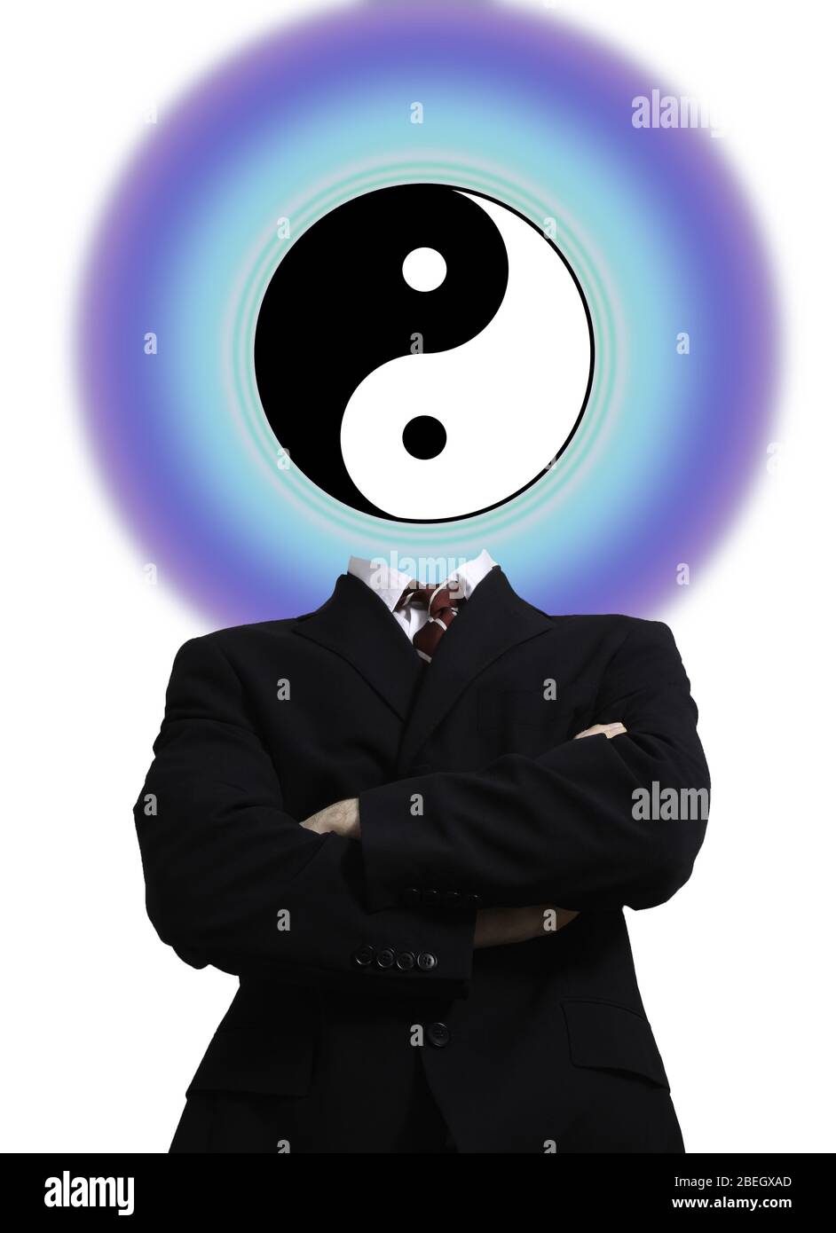 Yin Yang in a Man Stock Photo - Alamy