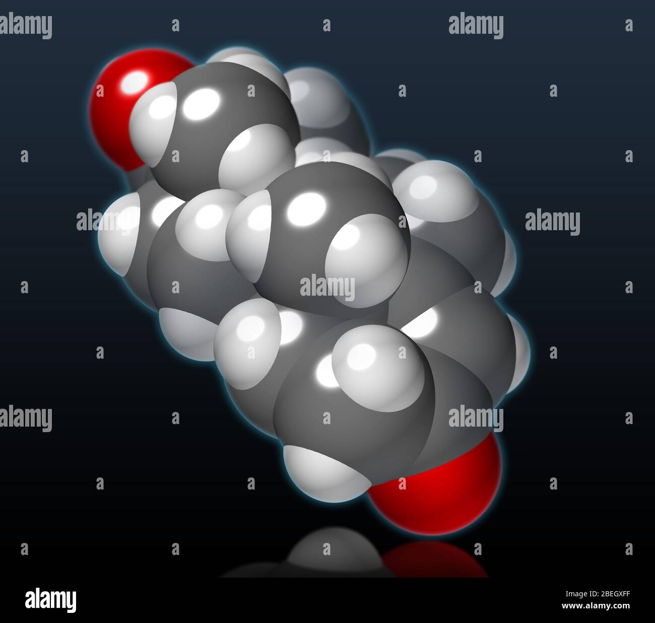 Testosterone Molecular Model Stock Photo - Alamy