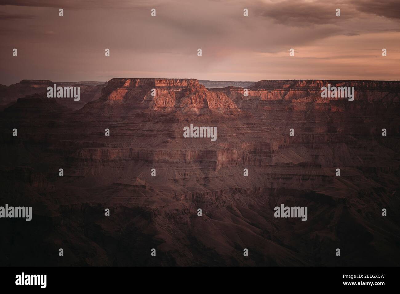 Grand Canyon at sunset from Hopi Point Stock Photo - Alamy