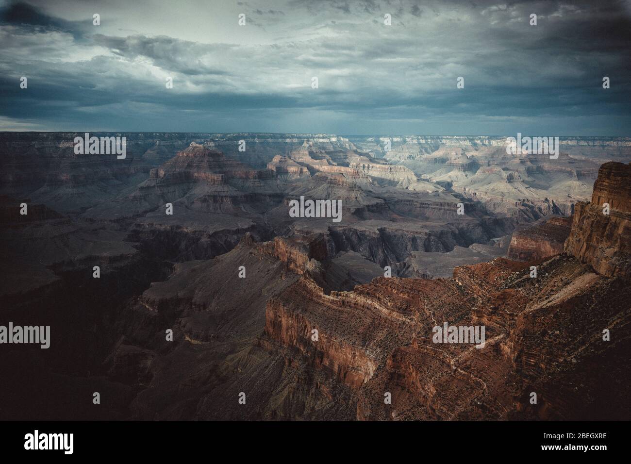 sutset at grand canyon at pima point Stock Photo - Alamy