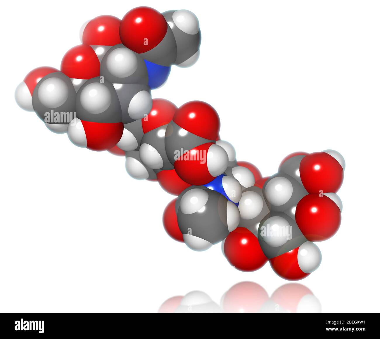 Hyaluronic Acid Molecular Model Stock Photo - Alamy