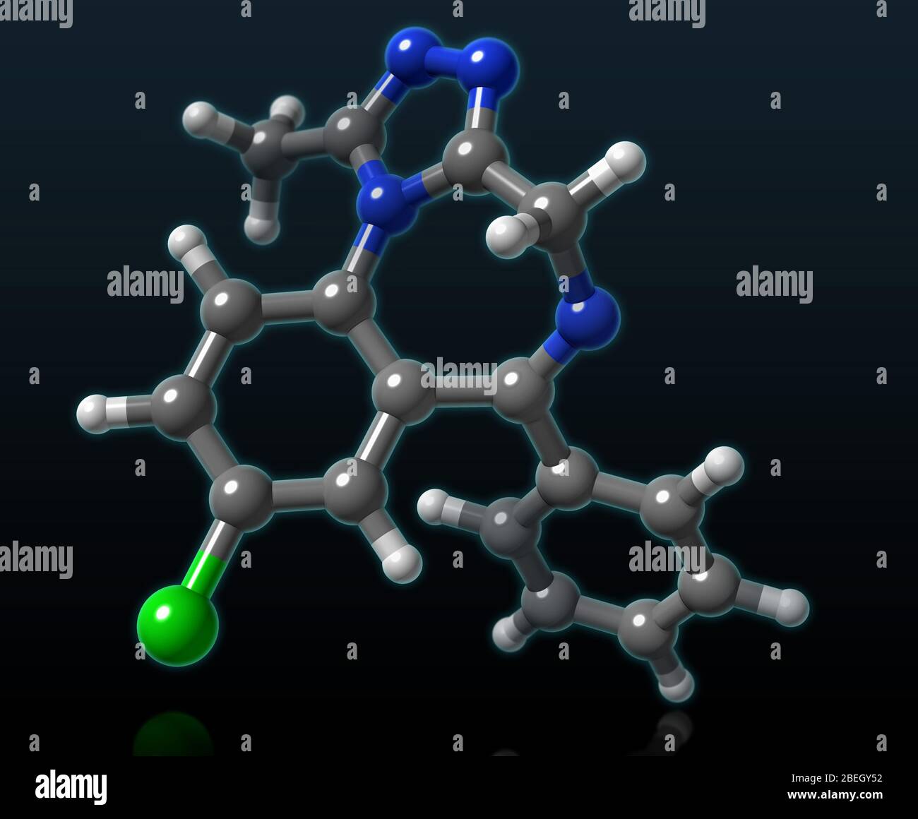 Alprazolam molecular hi-res stock photography and images - Alamy