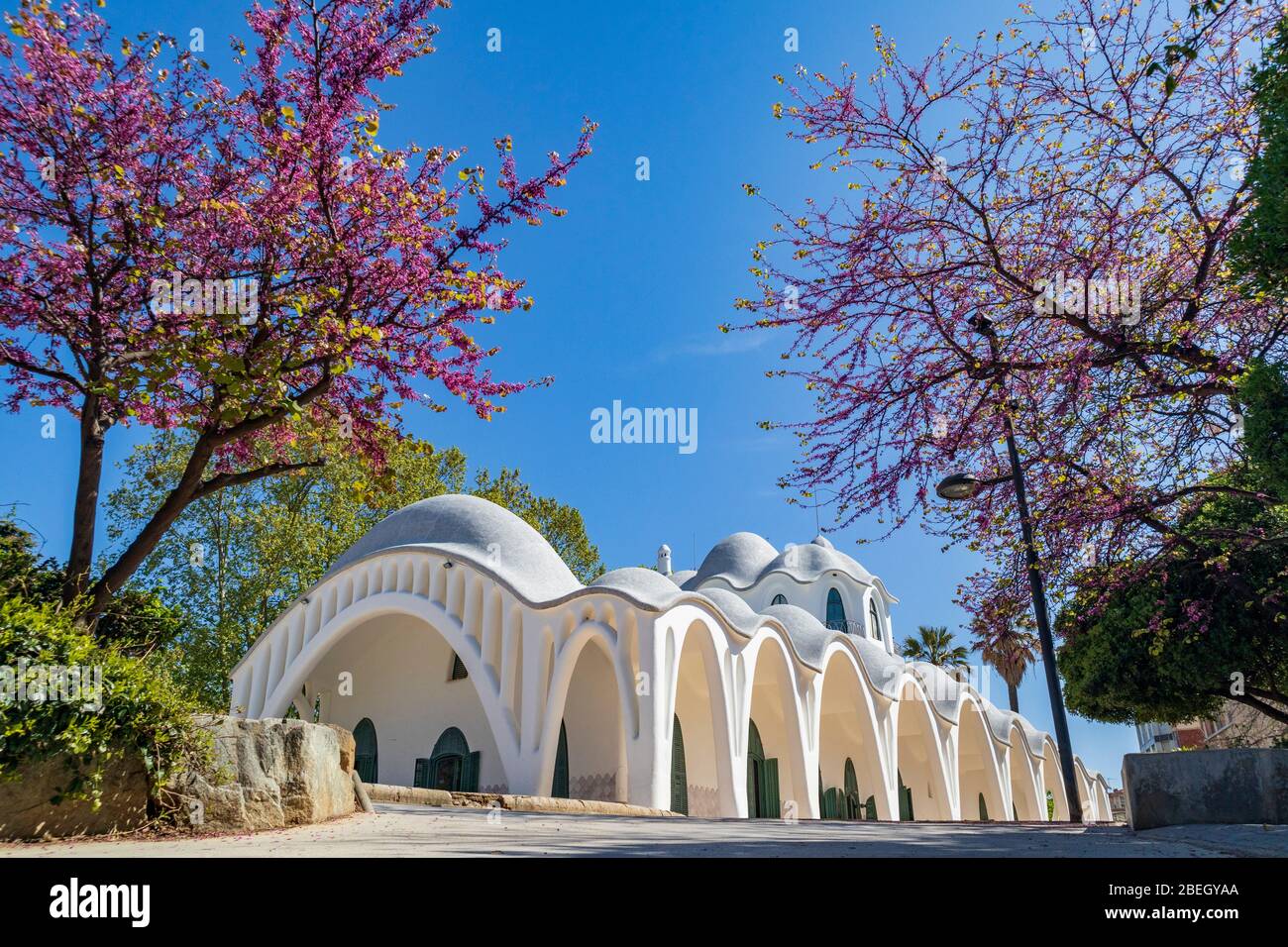 Modernist building in the city of Terrassa next to Barcelona Stock ...