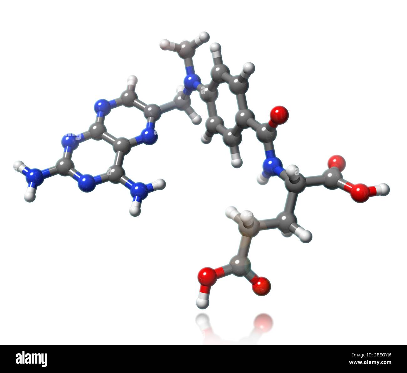 Methotrexate molecular model Cut Out Stock Images & Pictures - Alamy
