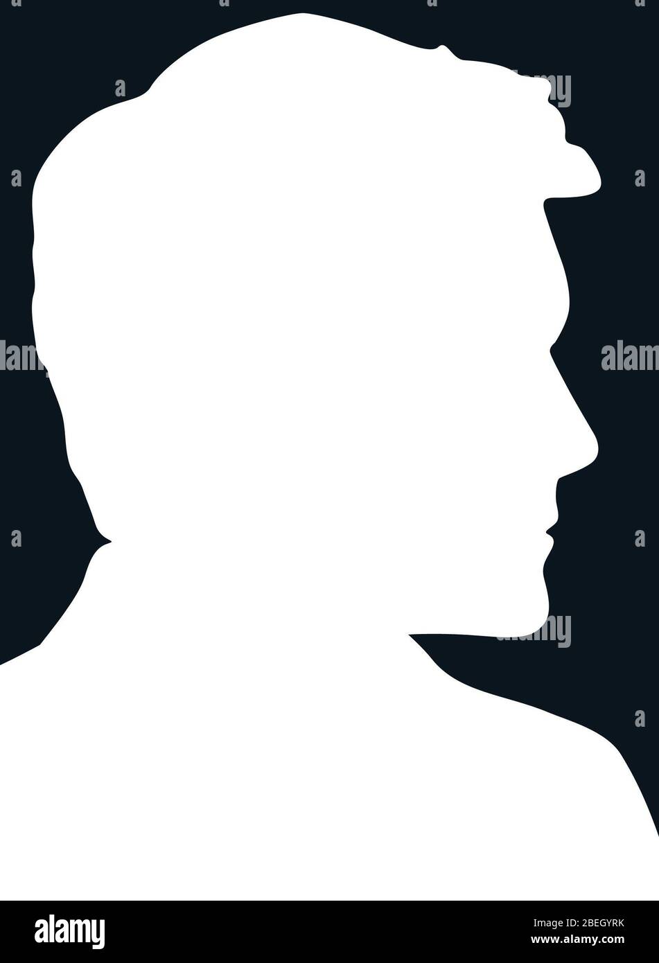 Face Profile Outline High Resolution Stock Photography and Images - Alamy