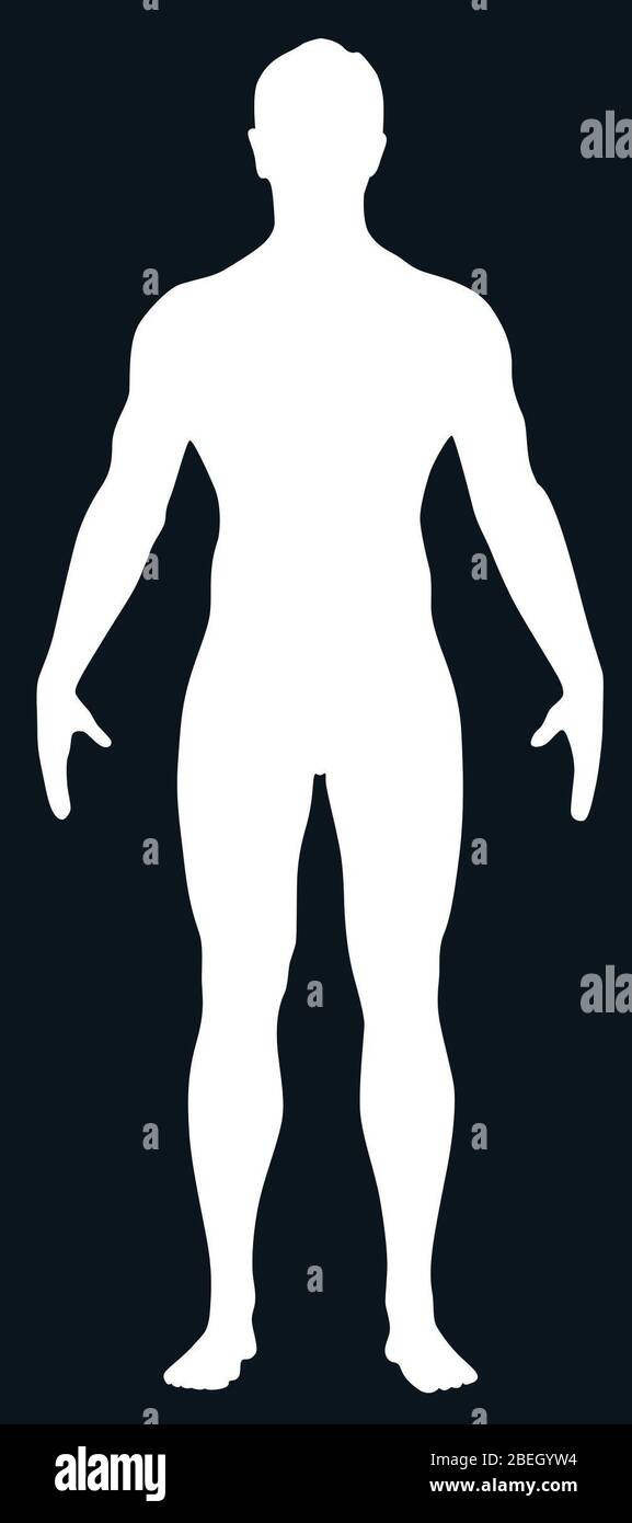 Human body silhouette hi-res stock photography and images - Alamy