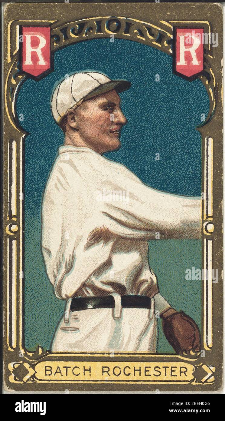 Henry Batch, Rochester Team, baseball card portrait Stock Photo - Alamy