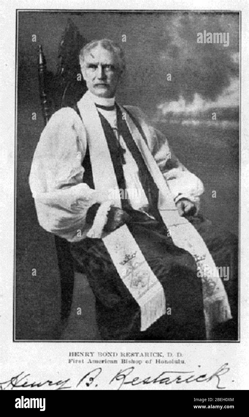 Henry Bond Restarick, 1924 Stock Photo - Alamy