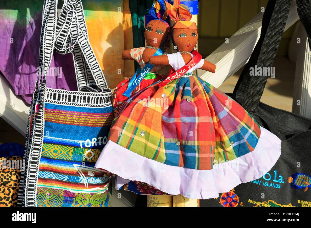 Craft store in Road Town,Tortola,British Virgin Islands,Caribbean Stock ...