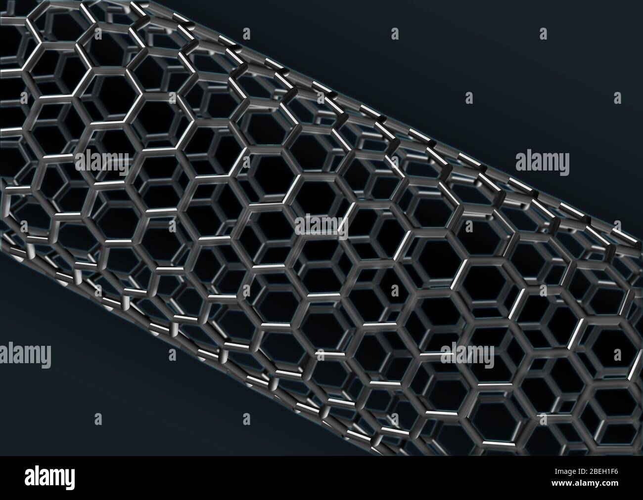 Carbon Nanotube Molecular Model Stock Photo - Alamy