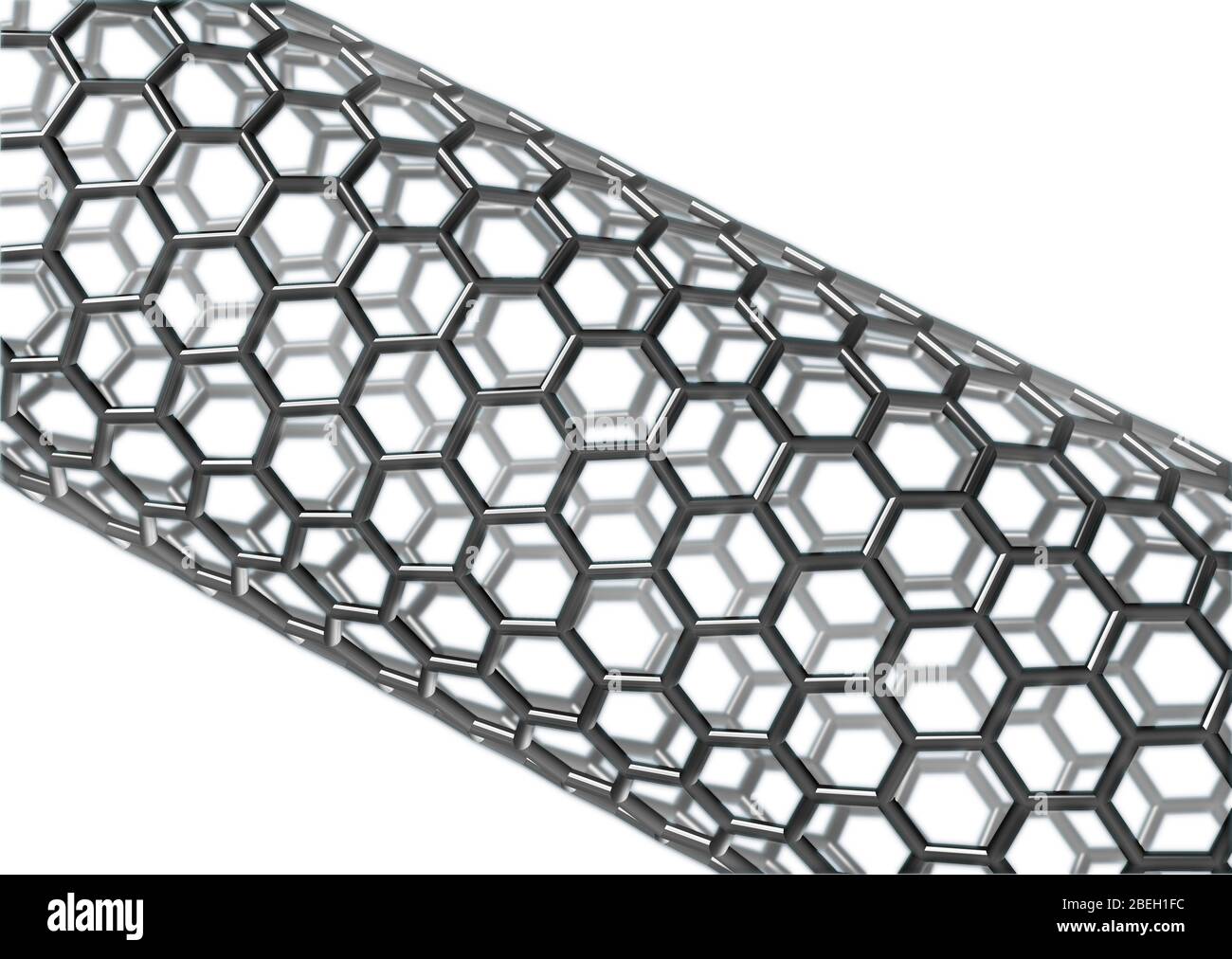 Carbon Nanotube Molecular Model Stock Photo - Alamy