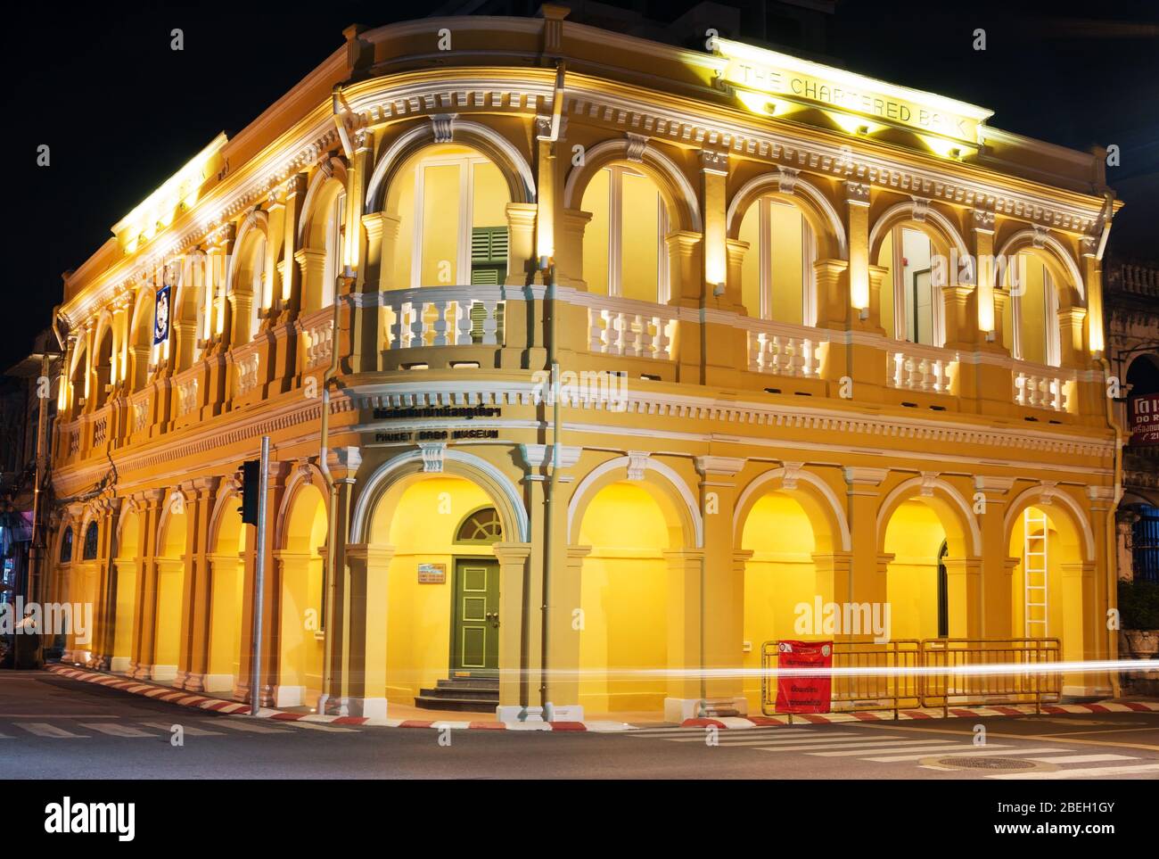 A 105-year-old building at the intersection of Phuket Road and Phang ...