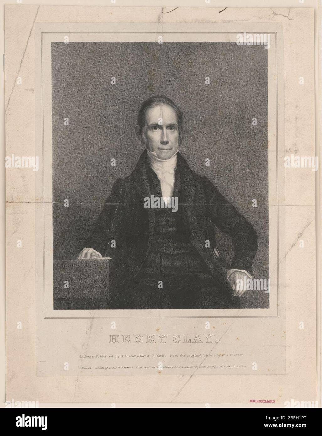 Henry Clay Gallery of national portraits - - painted by W.J. Hubard ...