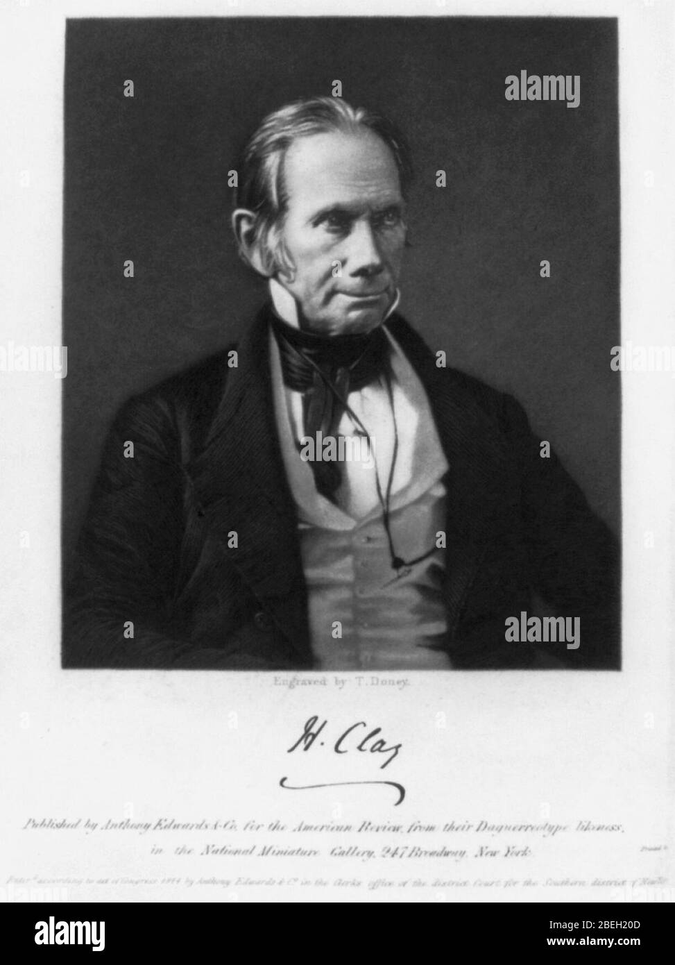 Henry Clay, 1777-1852 Stock Photo - Alamy