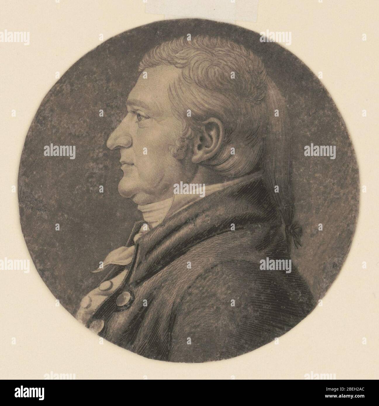 Henry Dearborn, head-and-shoulders portrait, left profile Stock Photo ...