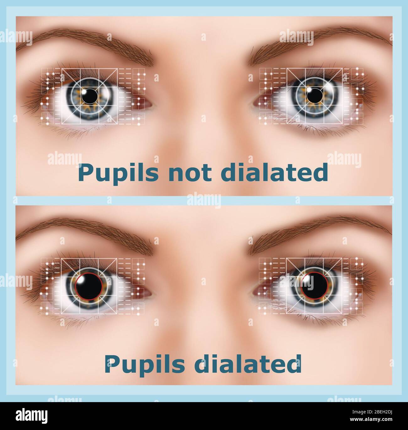 Eye-Tracking Technology, Illustration Stock Photo - Alamy