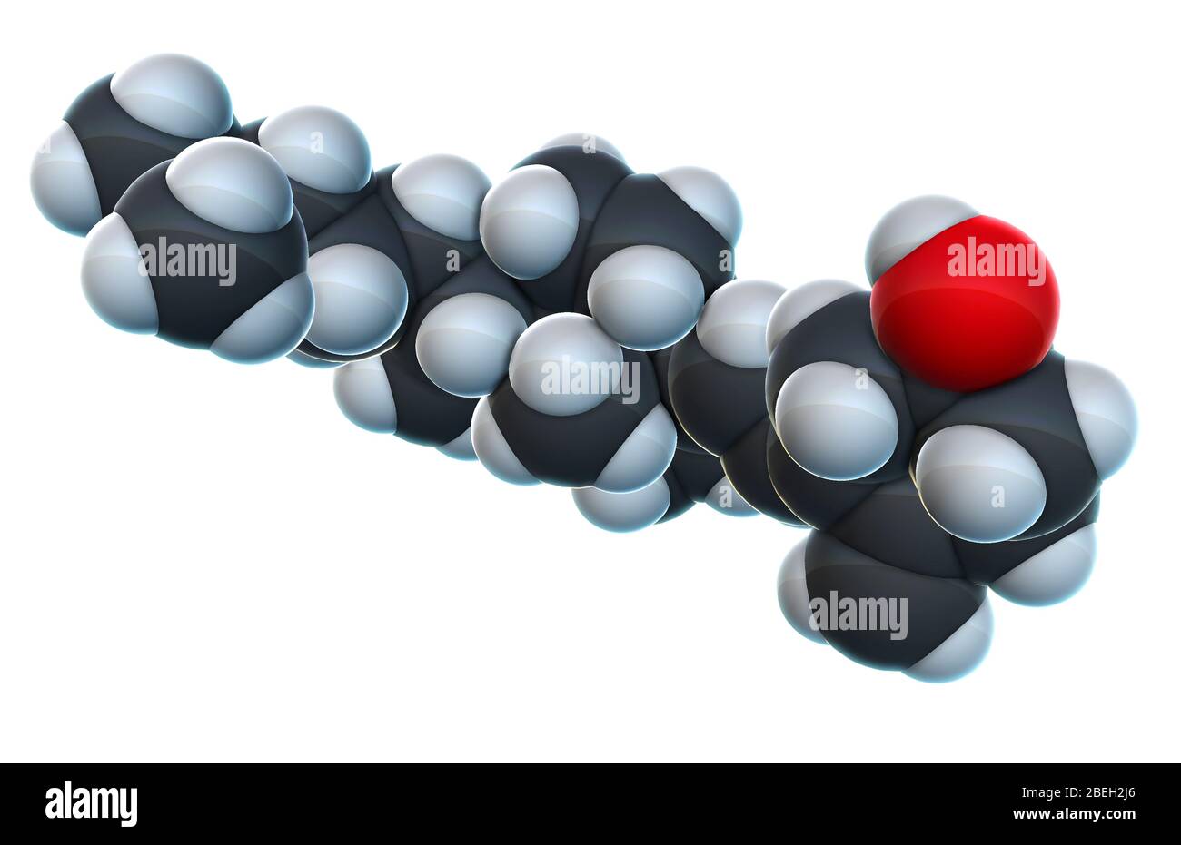 Vitamin D3, Molecular Model Stock Photo - Alamy