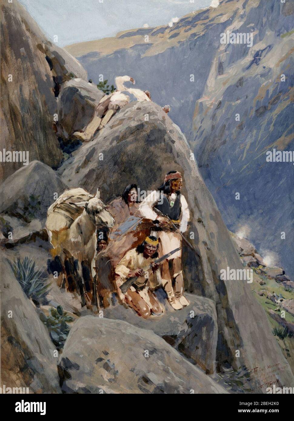 Apache indians hi-res stock photography and images - Alamy