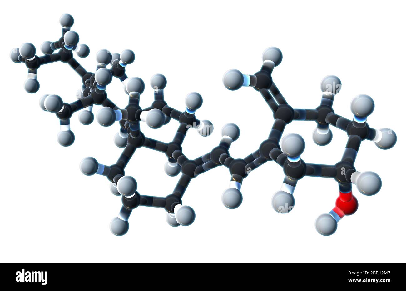 Vitamin D2, Molecular Model Stock Photo - Alamy