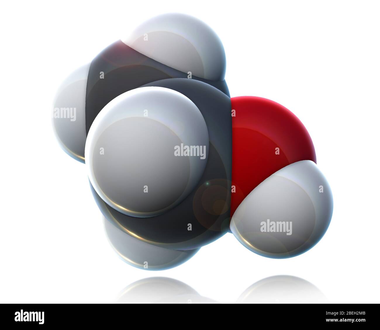 Ethanol Molecular Model Stock Photo - Alamy