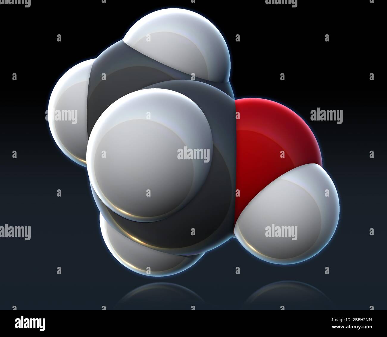 Ethanol Molecular Model Stock Photo - Alamy