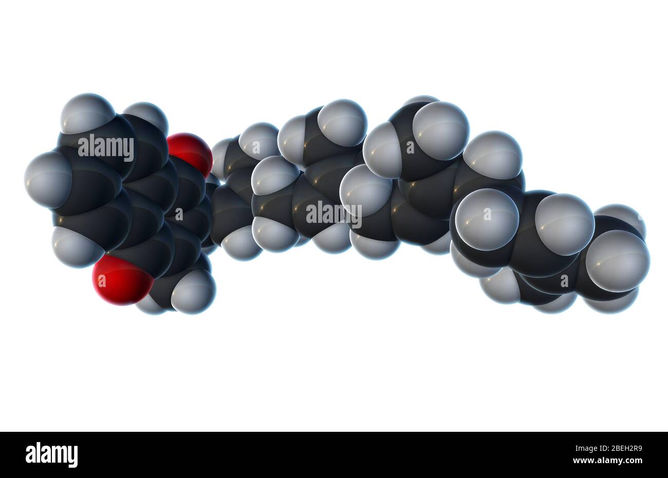 Vitamin K2, Molecular Model Stock Photo - Alamy