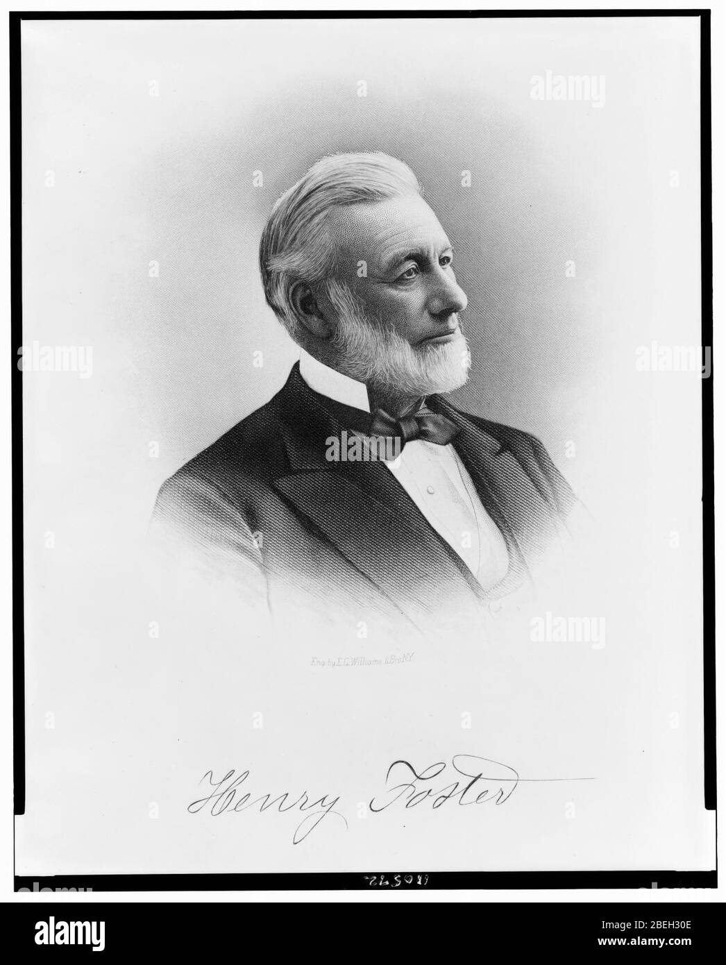 Henry Foster - eng. by E.G. Williams & Bro, N.Y Stock Photo - Alamy