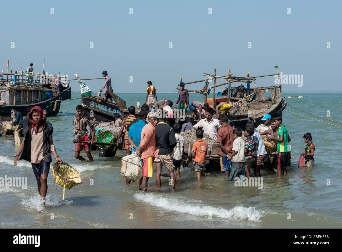 Men Fishing In Boat