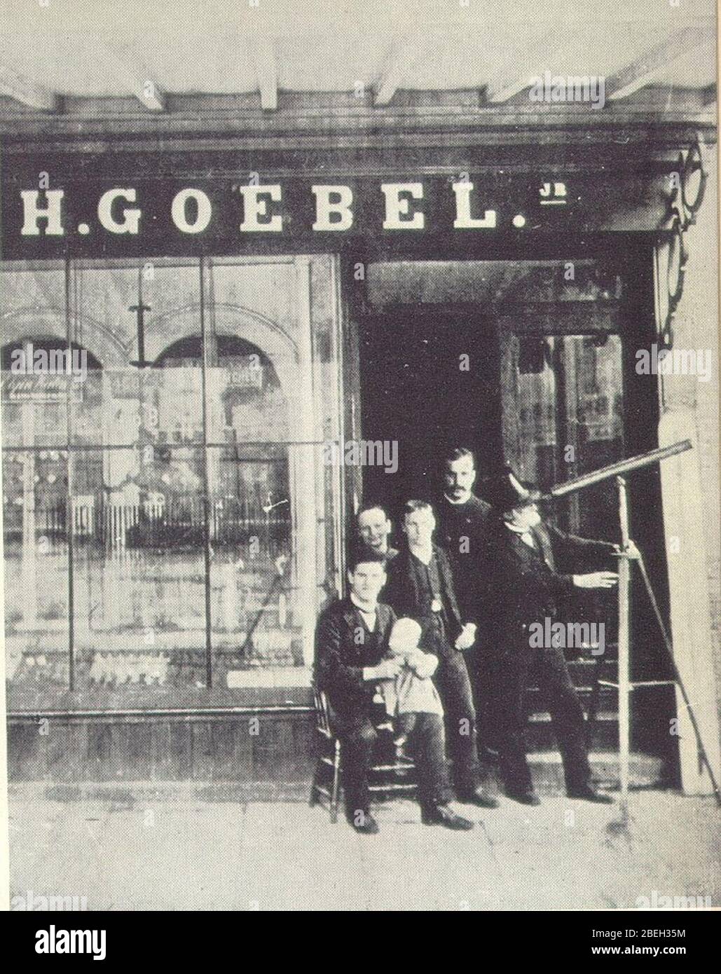 Henry Goebel Shop Stock Photo - Alamy