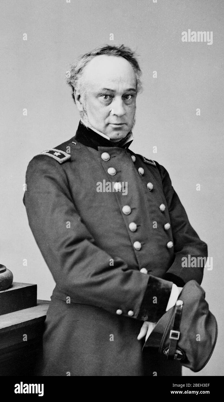 Henry Halleck by Scholten, c1865 Stock Photo - Alamy