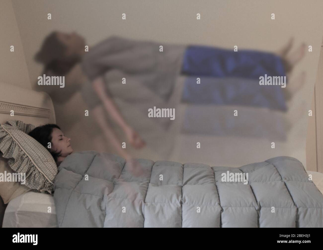 Out Of Body Experience Stock Photo Alamy