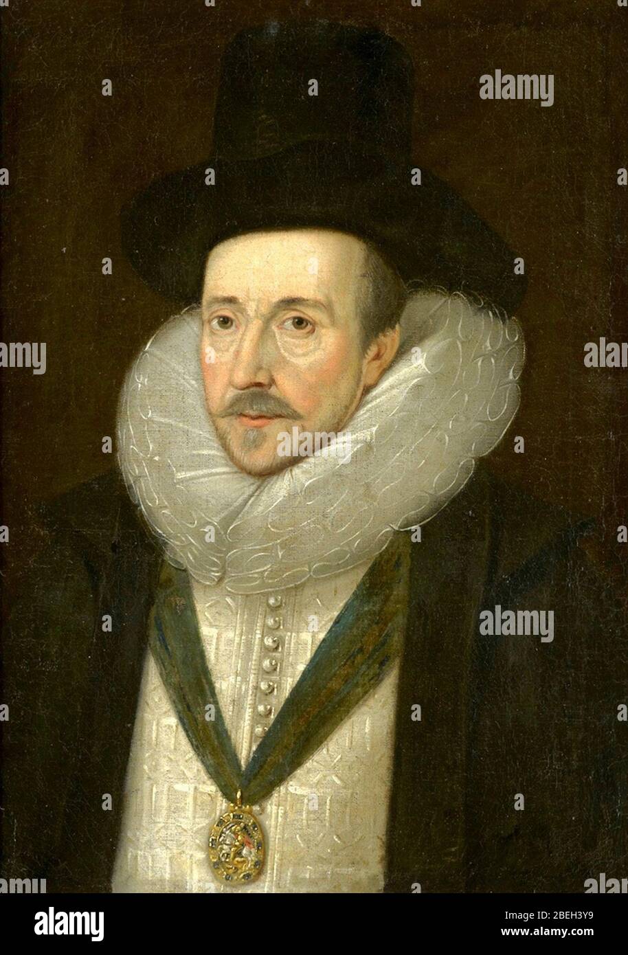Henry Howard Earl of Northampton circle of Gheeraerts Stock Photo - Alamy