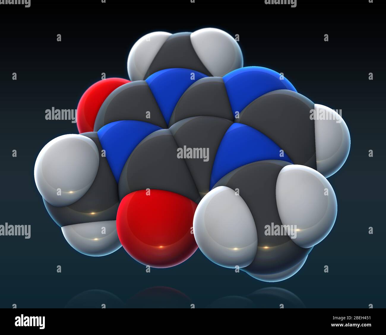 Caffeine structure hi-res stock photography and images - Alamy