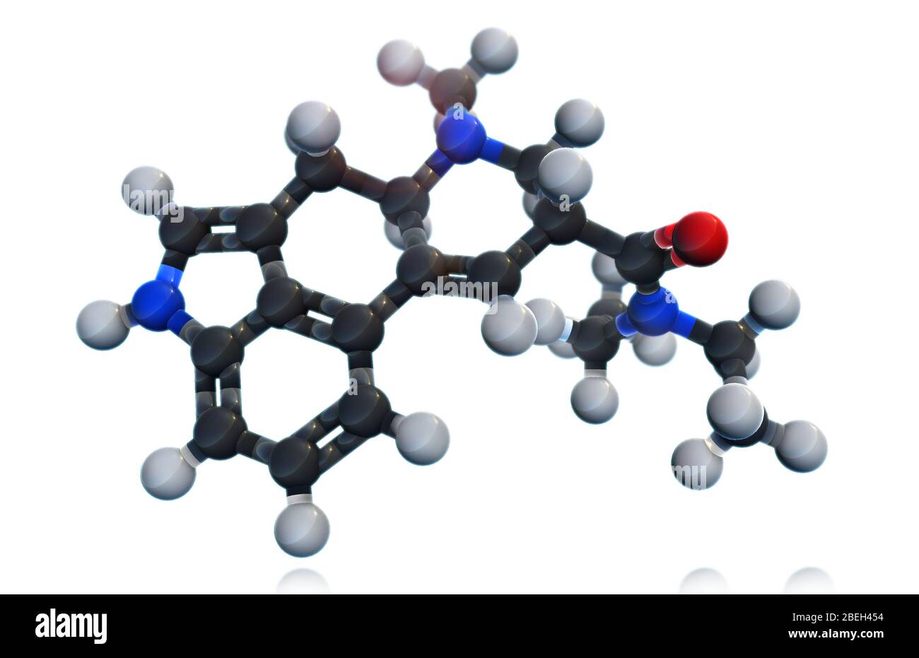 LSD Molecular Model Stock Photo - Alamy