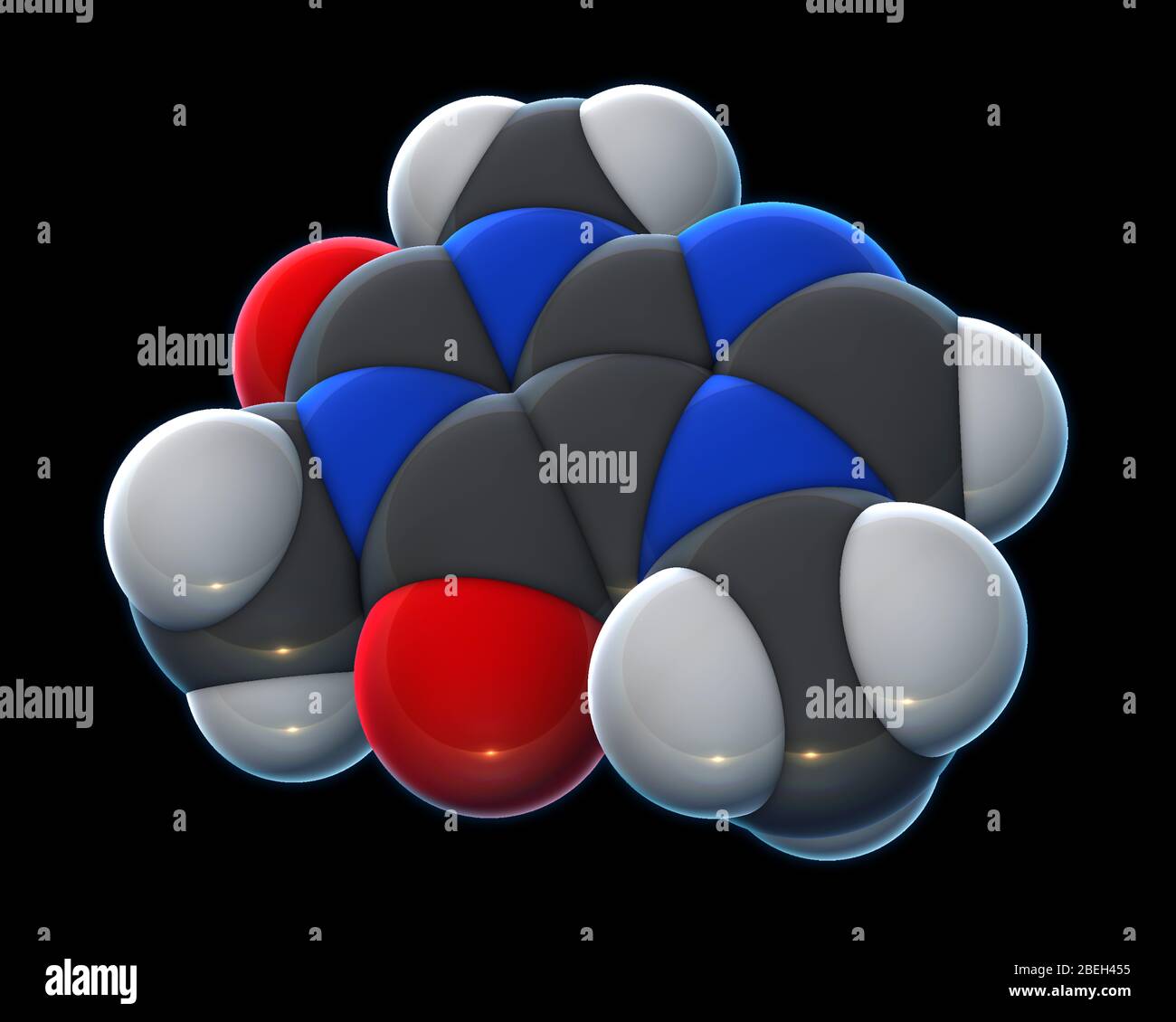 Caffeine structure hi-res stock photography and images - Alamy