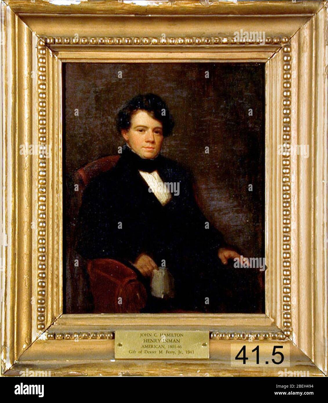 Henry Inman - John Church Hamilton Stock Photo - Alamy