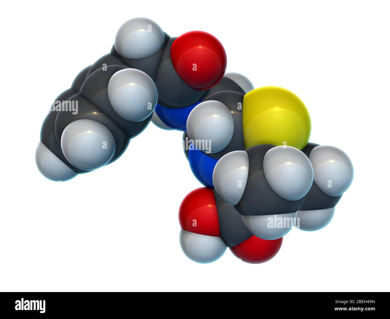 Penicillin G Molecular Model Stock Photo - Alamy