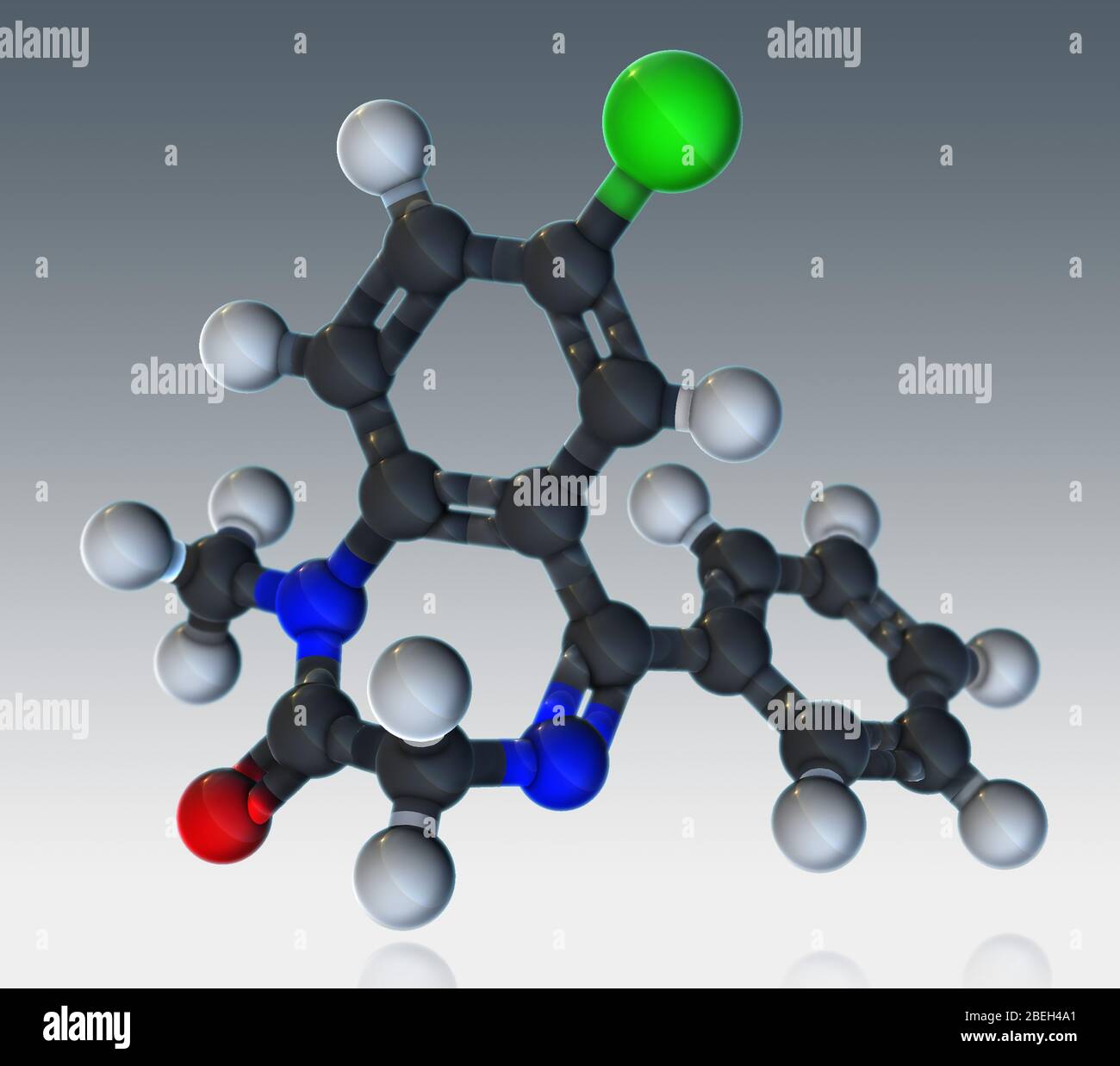 Diazepam molecule structure hi-res stock photography and images - Alamy