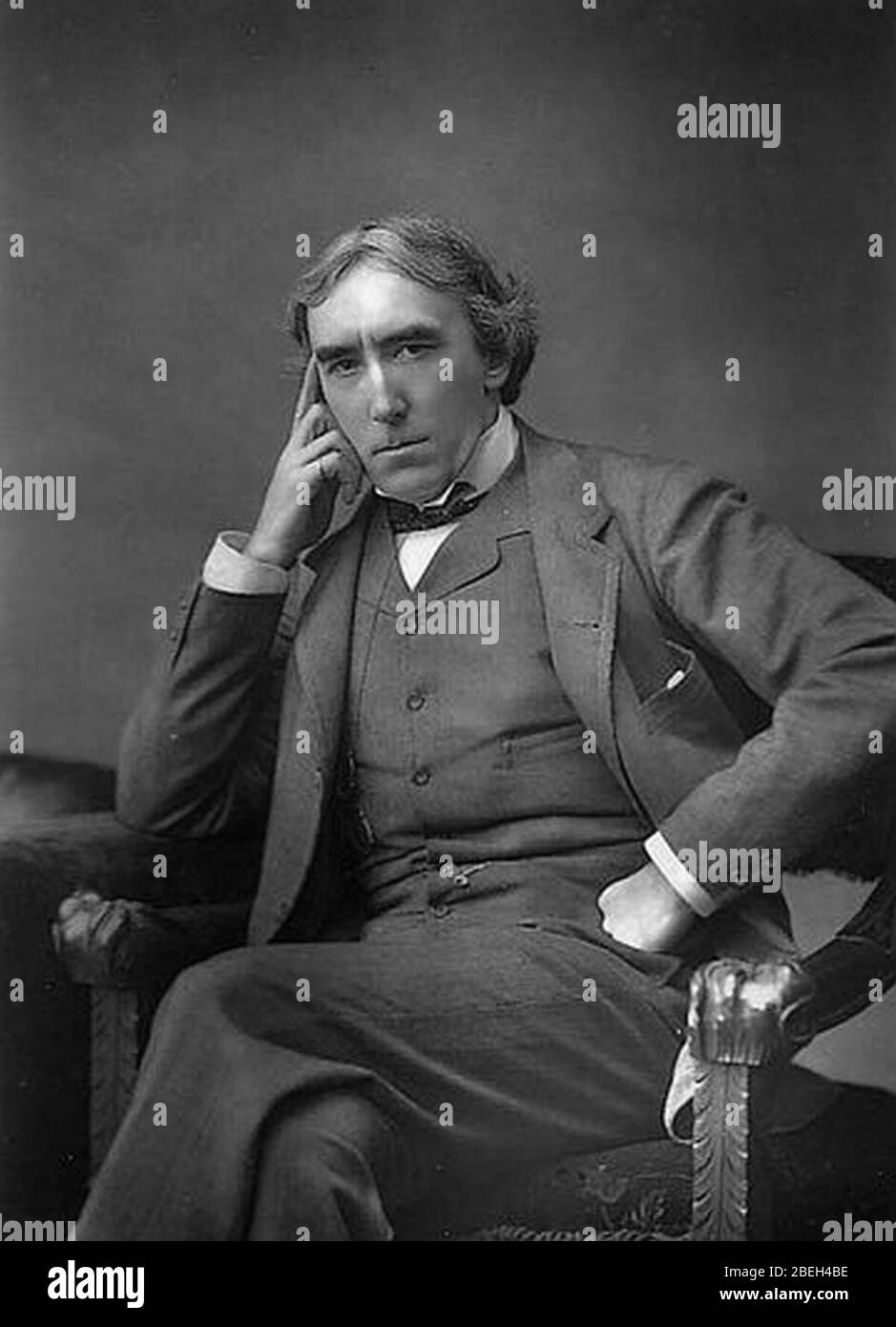 Henry Irving actor by Herbert Rose Barraud Stock Photo - Alamy